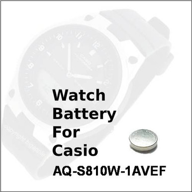 Watch Battery for Casio AQ-S810W-1AVEF