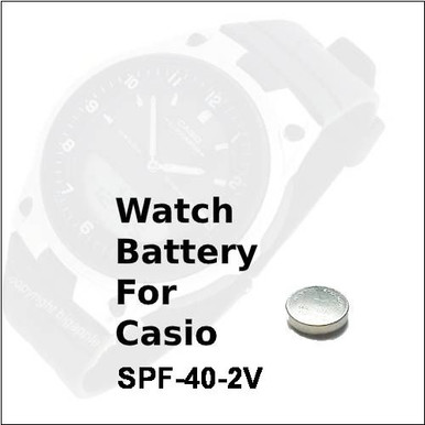 Watch Battery for Casio SPF-40-2V