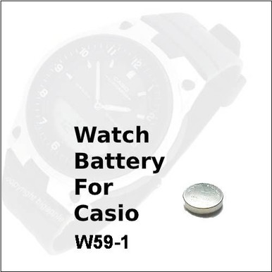 Watch Battery for Casio W59-1