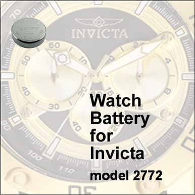 Watch Battery for Invicta model 2772