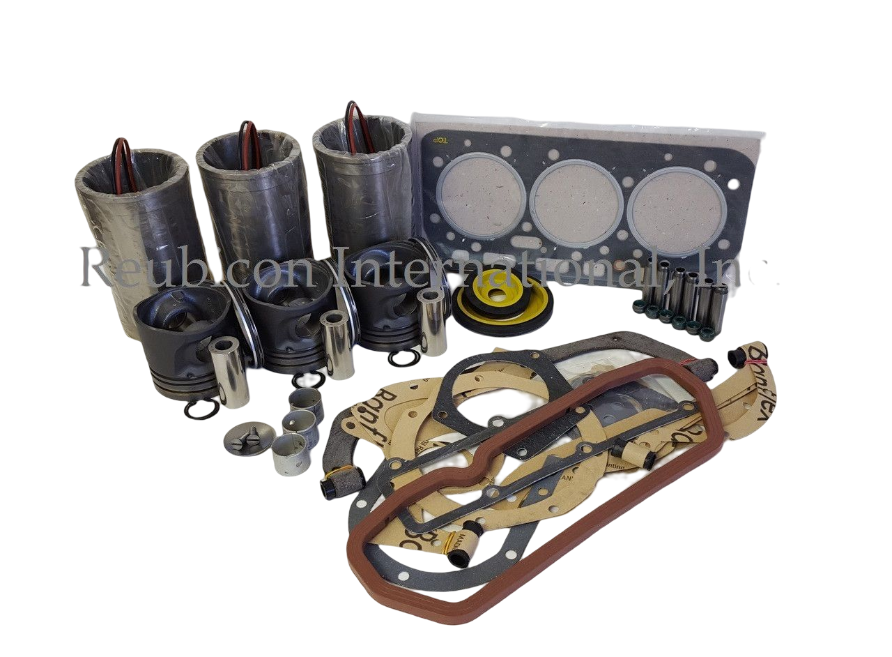 Engine Overhaul Kit for Mahindra Tractor C35 - 3-Cylinder 006000067R92 ...