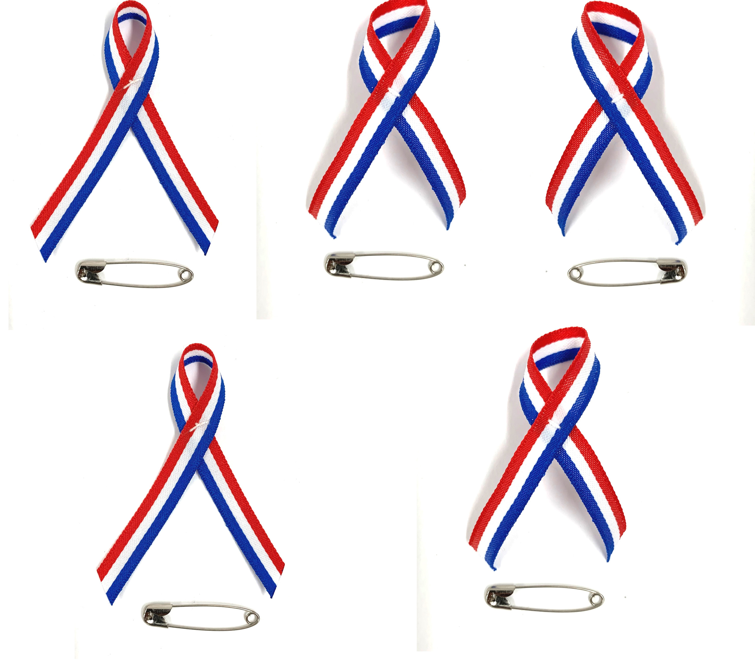 American Strong 5 Pack Ribbon with Safety Pin - TUFF Products