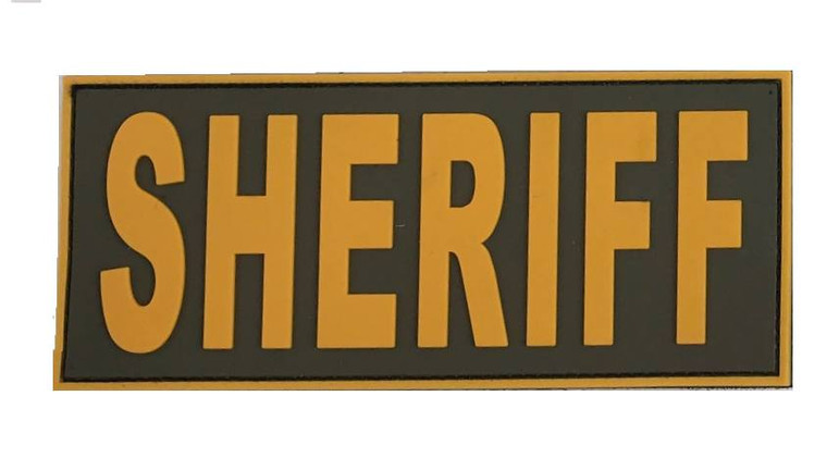 Sheriff PCV Patch Ranger Green, Front Identifier, Back Identifier