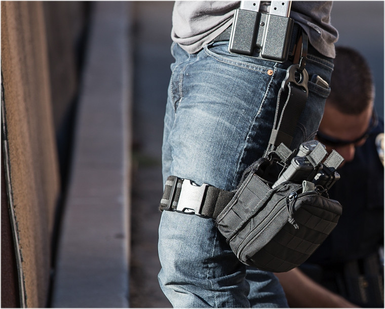3902 TUFF T.A.S.K. Active Shooter Leg Rig with P.T.K.