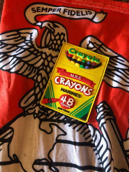 PVC Patch 4" Tall Marine Snack Pack - Glow in the Dark Features - TUFF ...