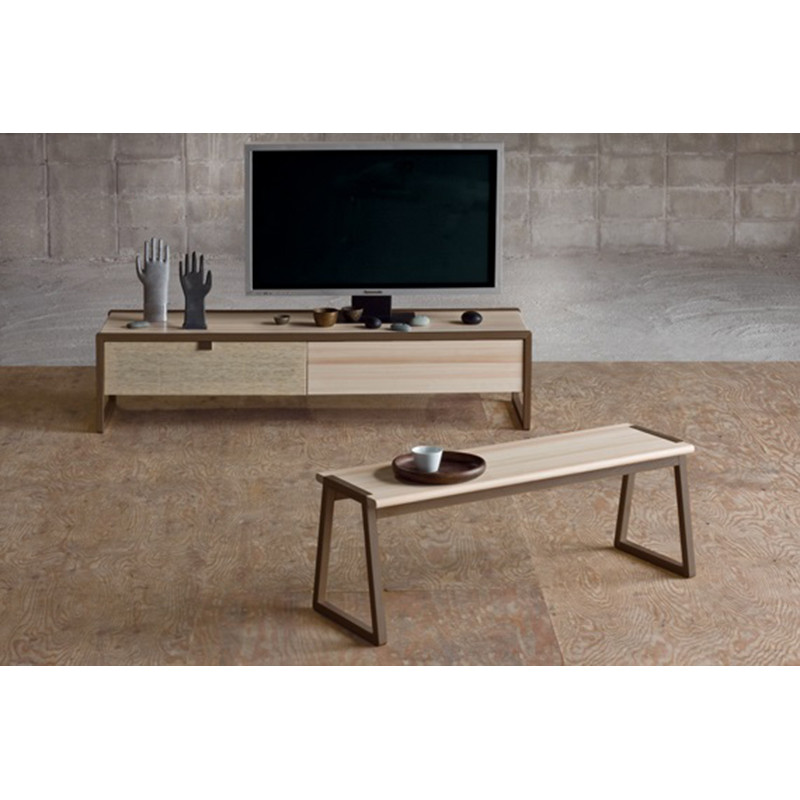 ROOK TV Board Walnut - Hommage Lifestyle Pte Ltd