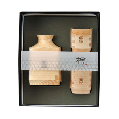 YOUBI Iki - Hinoki Square Sake Cup Set