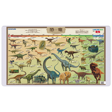 KOIZUMI Desk Mat Dinosaurs and Beetles (YDS-405)