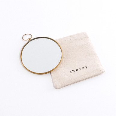 SHESAY BRASS Mirror Opera with Pouch (303090)