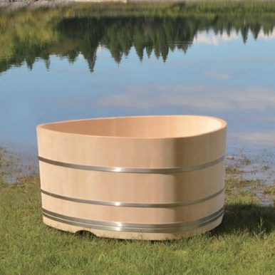 HINOKI SOKEN Modern Wooden bathtub MW musubi