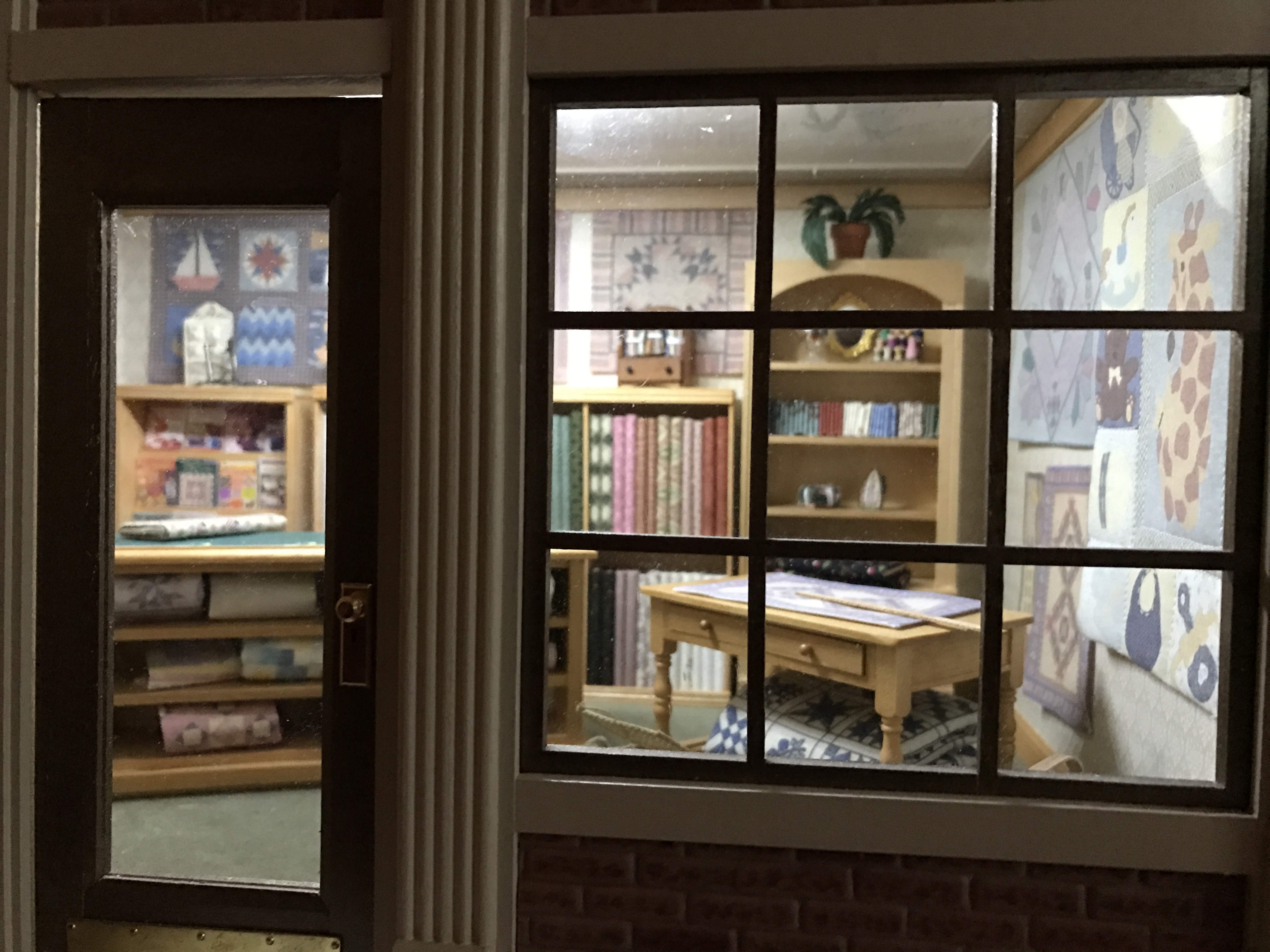 Revisiting My Quilt Shop - Jeepers Dollhouse Miniatures