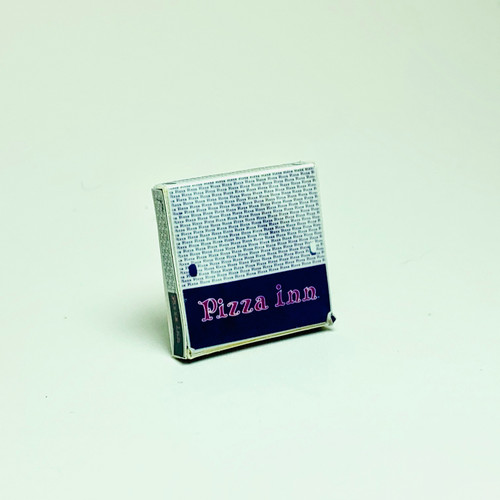 HR54082 - Pizza Inn Box - Jeepers Dollhouse Miniatures