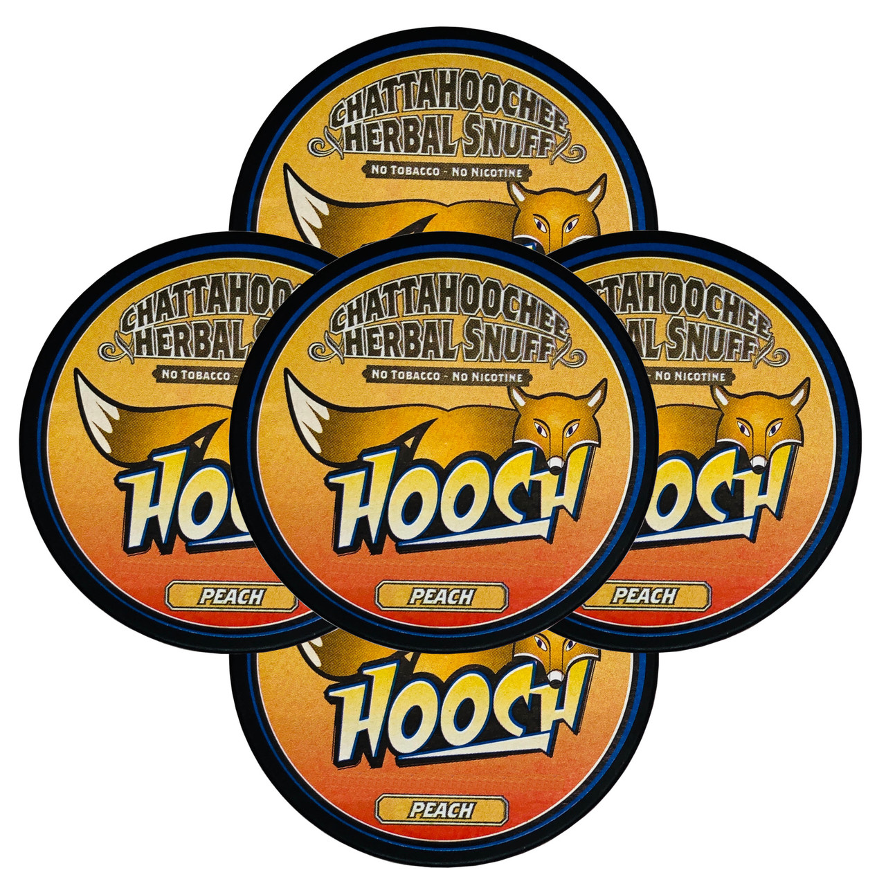 Hooch Herbal Snuff Pouch Packs - 5 Cans - Non-Tobacco Nicotine Free ...