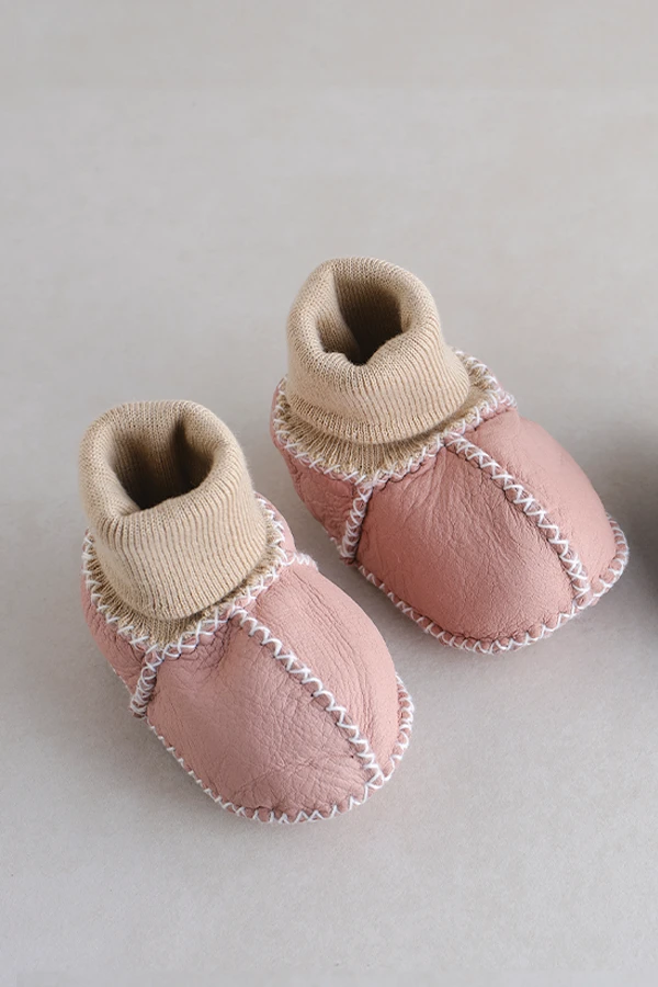 Sheepskin Baby Booties
