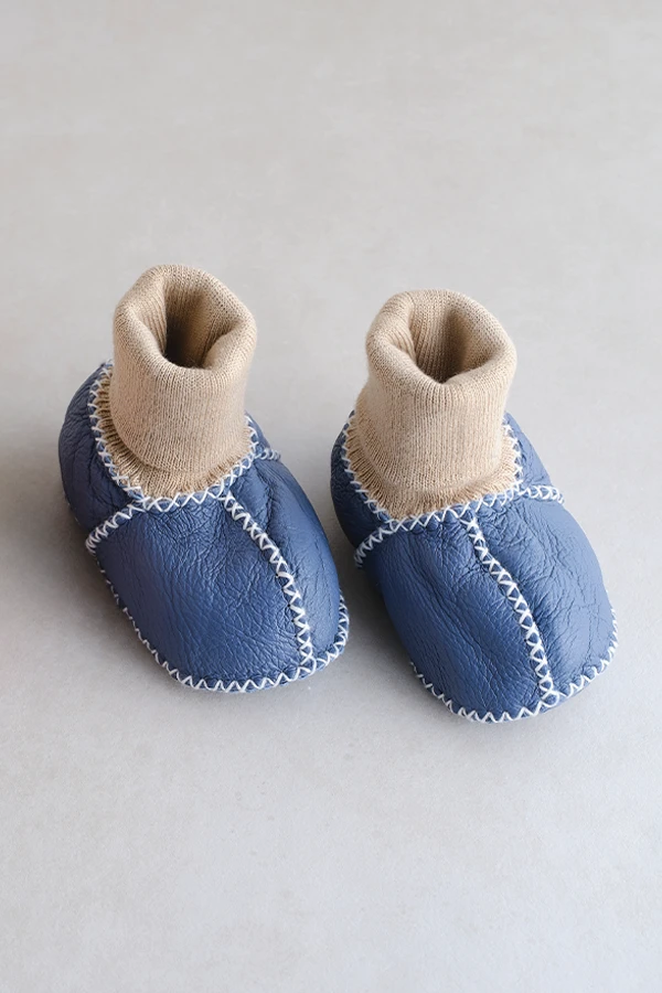 Sheepskin Baby Booties
