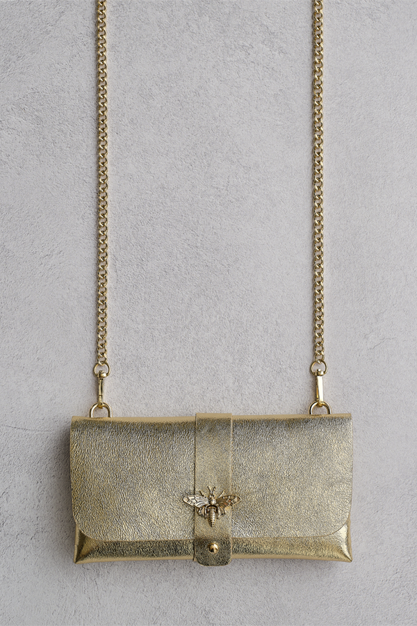 Leather Bee Bag
