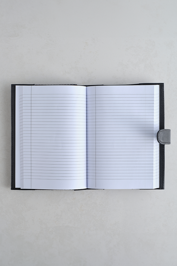 Harris Tweed & Leather Medium Notebook