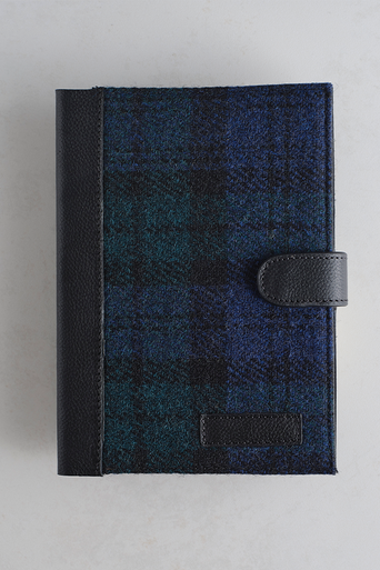 Harris Tweed & Leather Medium Notebook