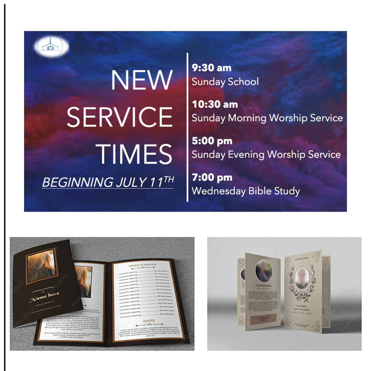 Church/Funeral Programs