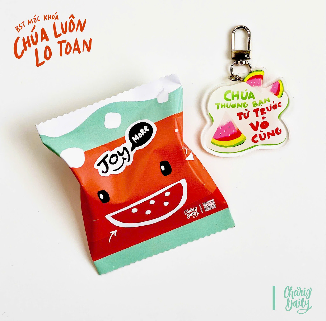 Móc Khoá Mica - Bộ sưu tập 'Chúa luôn lo toan'