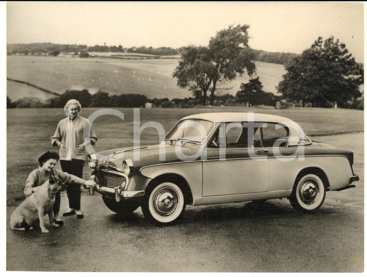 1955 UK Rootes Group - The new SUNBEAM RAPIER luxury car - Photo 20x15 cm