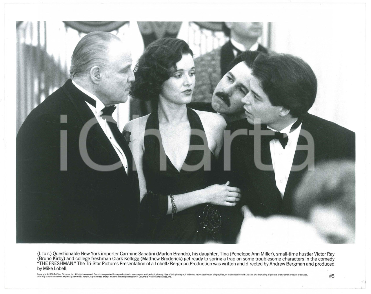 1990 THE FRESHMAN Marlon BRANDO Matthew BRODERICK