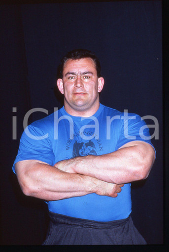 35mm vintage slide* 1994 BODYBUILDING Gary TAYLOR Ritratto del ...