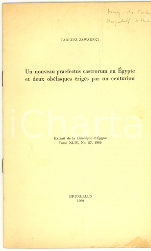 1969 Tadeusz ZAWADSKI Un praefectus castrorum en