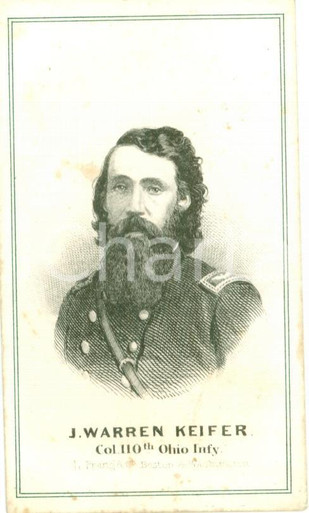 1880 ca OHIO (USA) Colonel Joseph Warren KEIFER