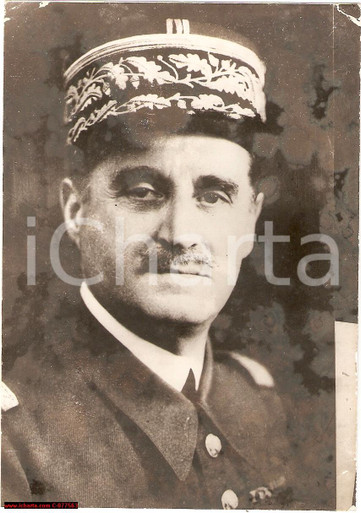 1940 WW2 General Blanchard French troops commander