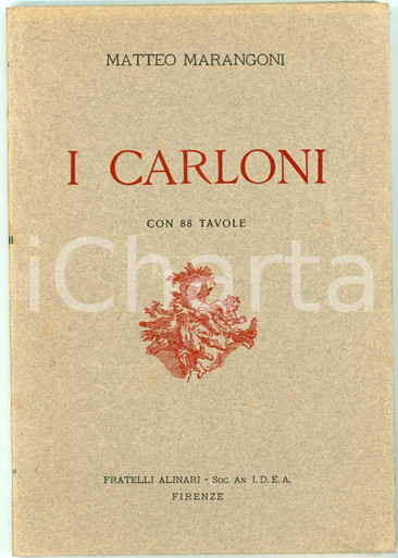 1925 Matteo MARANGONI I Carloni - Ed. FRATELLI