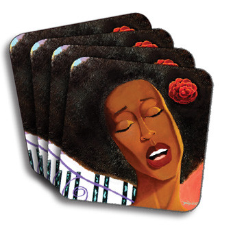 Chocolate Sunrise Coasters (African American Coasters) - Four Dees World