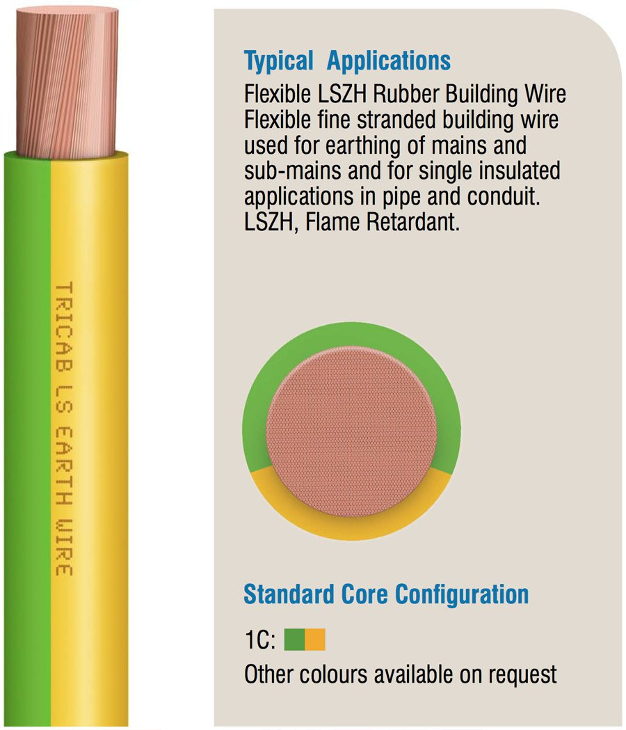 Single Core Earth Cable LSFLEX125