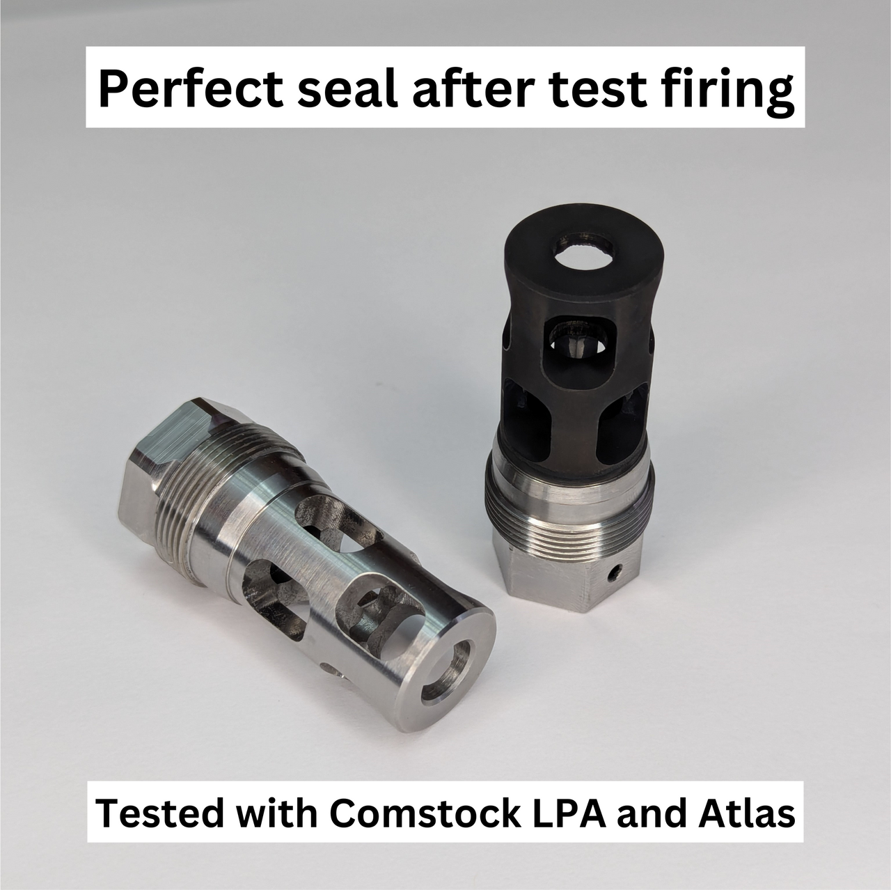 .22 CAL Muzzle Brake (1/2-28) Plan-B Suppressor Mount