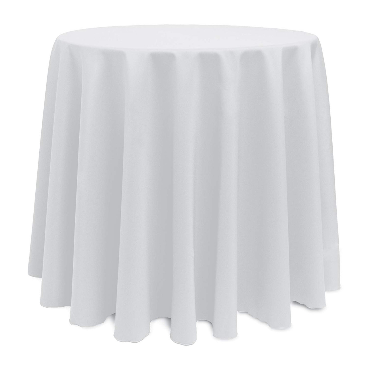 Round Basic Polyester Tablecloths, 74 colors in 30 sizes Available ...