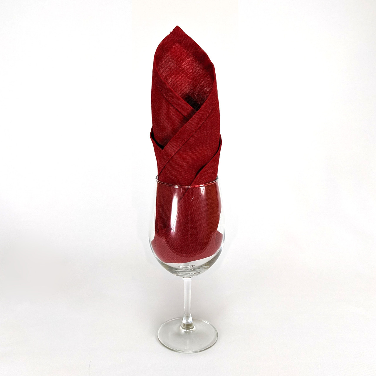 20 in. MJS Spun Poly Overstock Hemmed Murata Napkins - TableLinensforLess