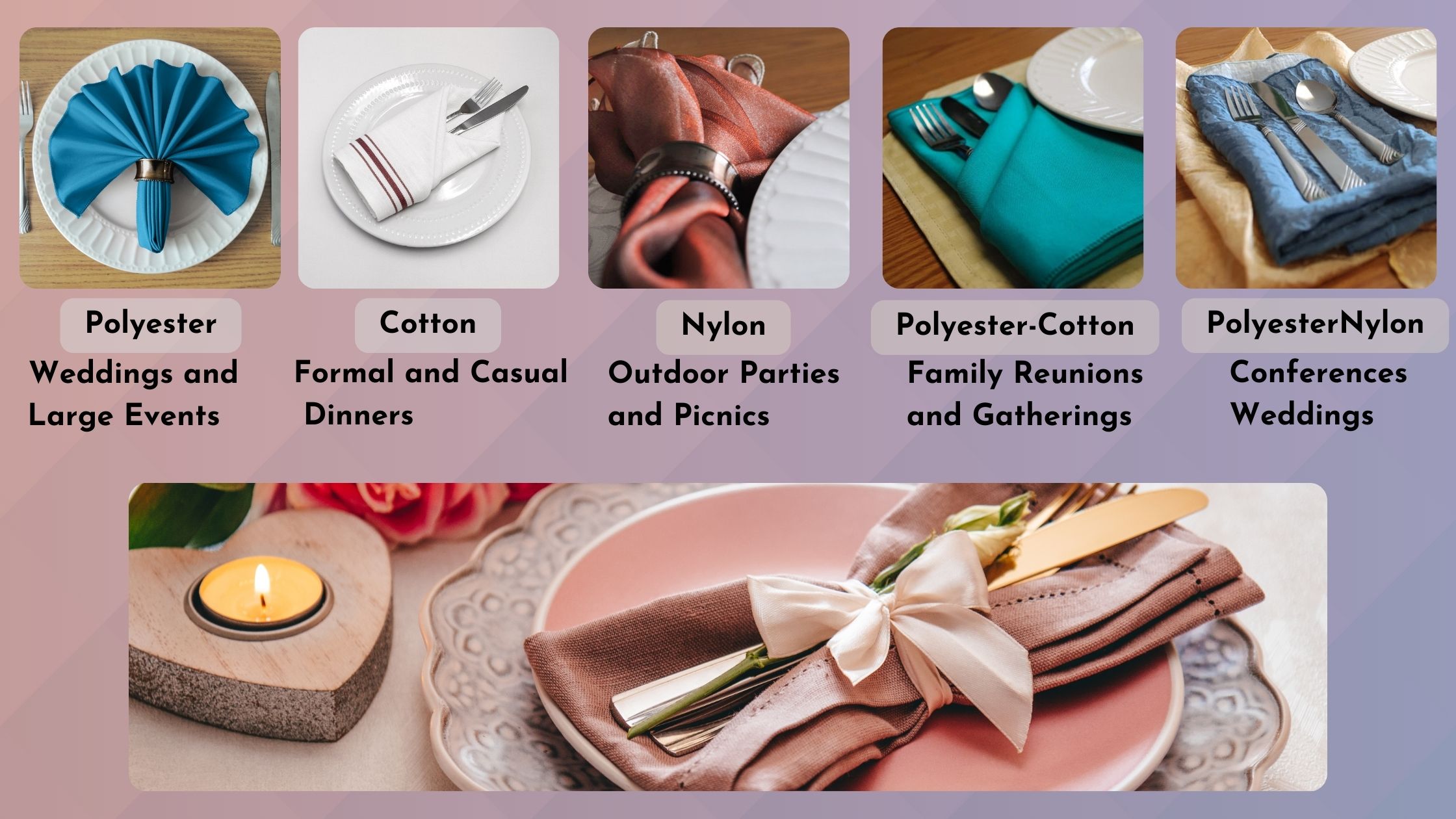 How Choosing the Right Napkin Material Makes a Significant Impact ...