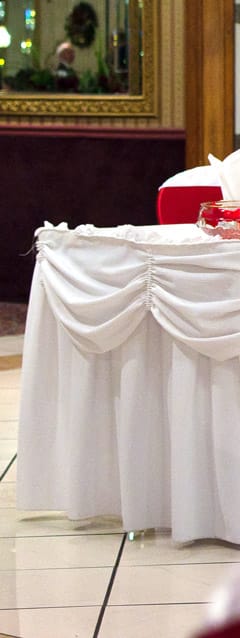 Custom Table Skirting - TableLinensforLess