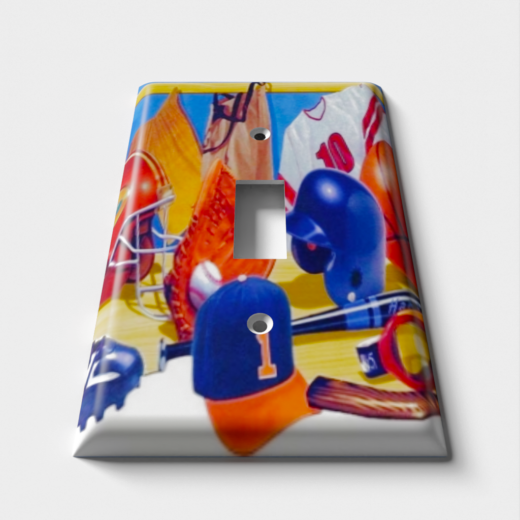 Sports Decorative Light Switch Plate Cover - Snazzy Switch