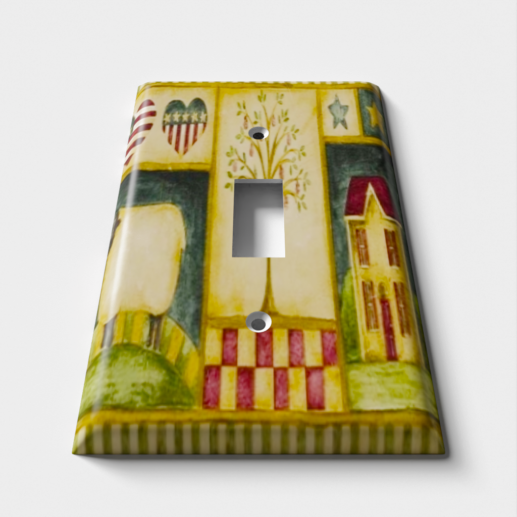 Country and Western Switch Plates