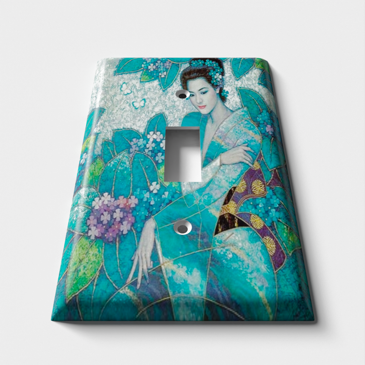 Oriental Woman Decorative Light Switch Plate Cover - Snazzy Switch