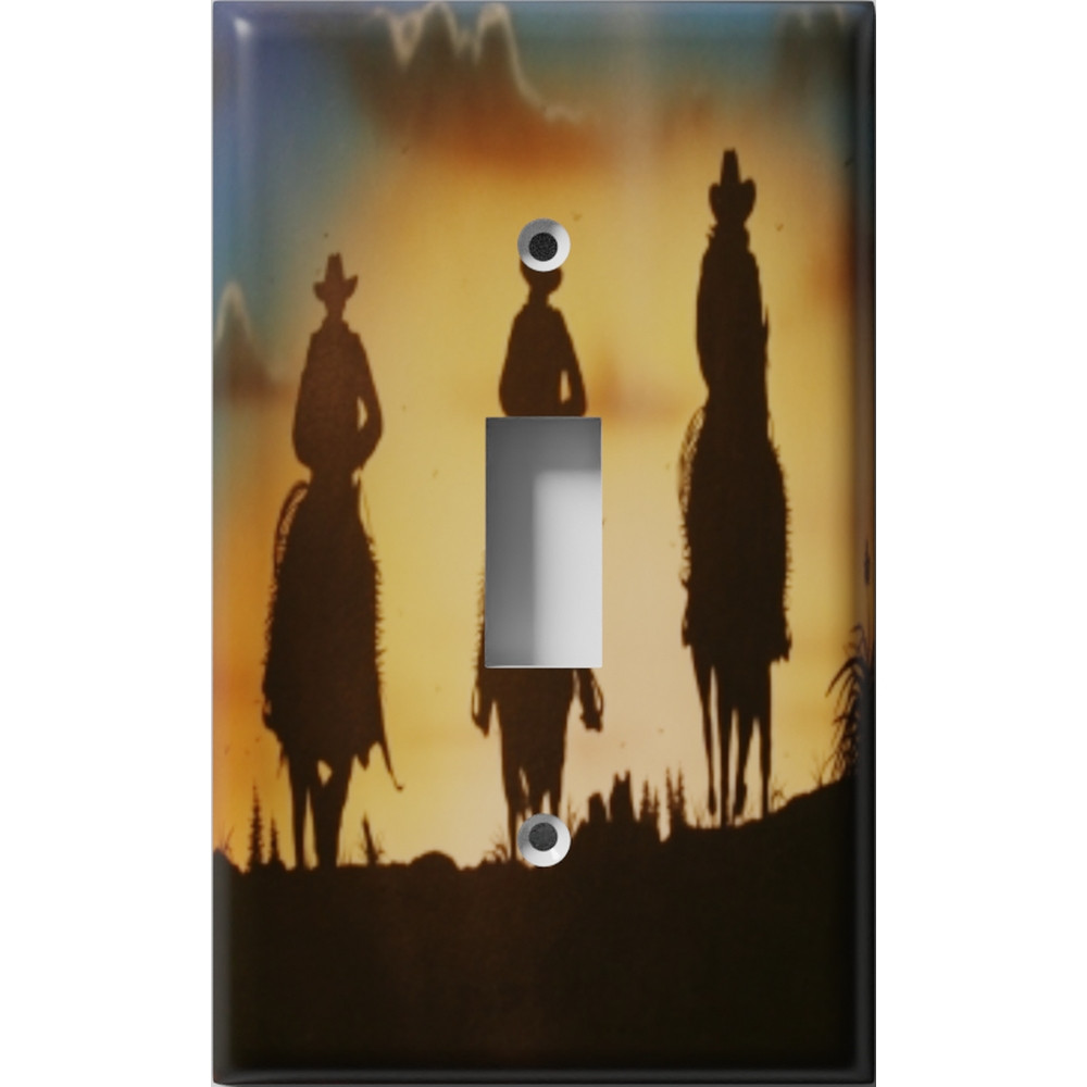 Cowboy Light Switch Plate Covers