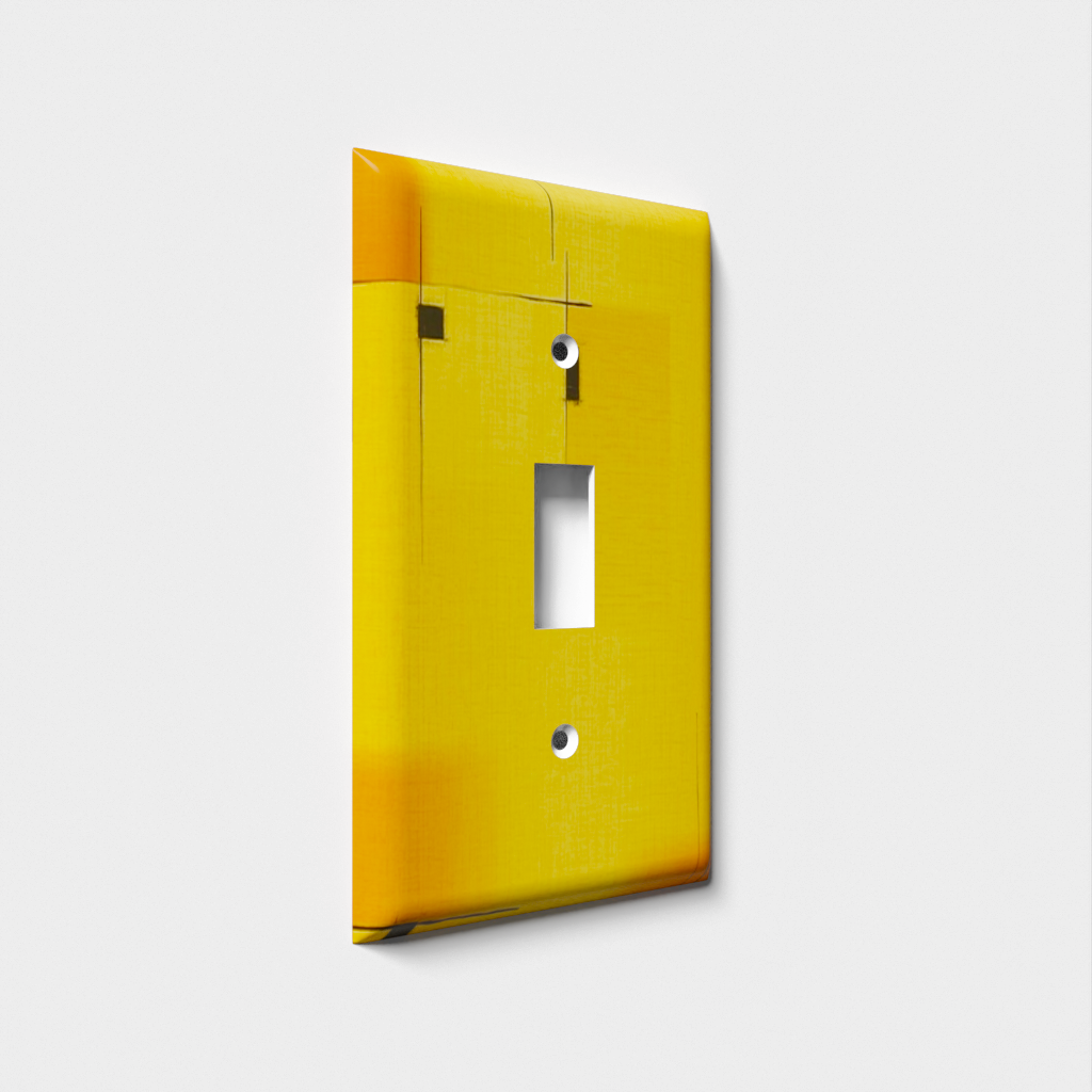 Gold Retro Decorative Light Switch Plate Cover - Snazzy Switch