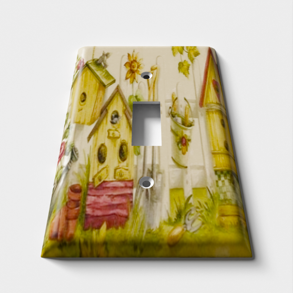 Bird Lover 2 Decorative Light Switch Plate Cover - Snazzy Switch