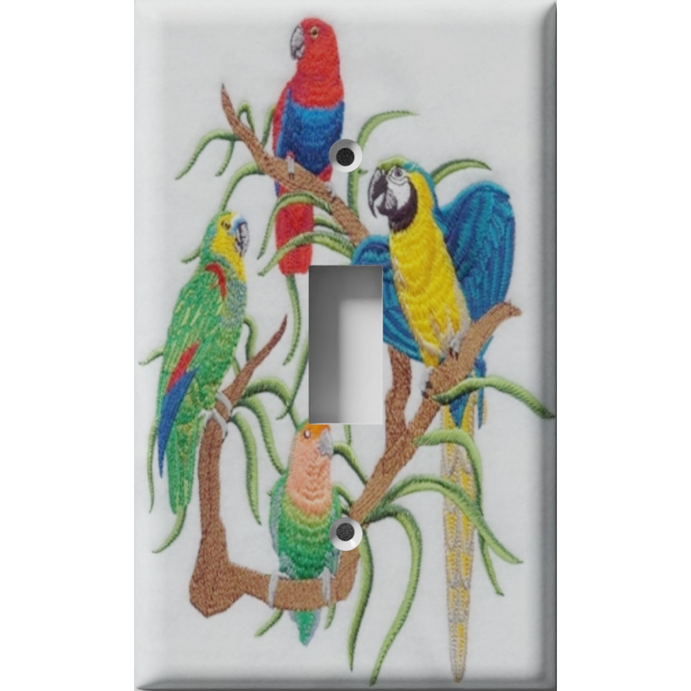 Bird Tapestry Decorative Light Switch Plate Cover - Snazzy Switch