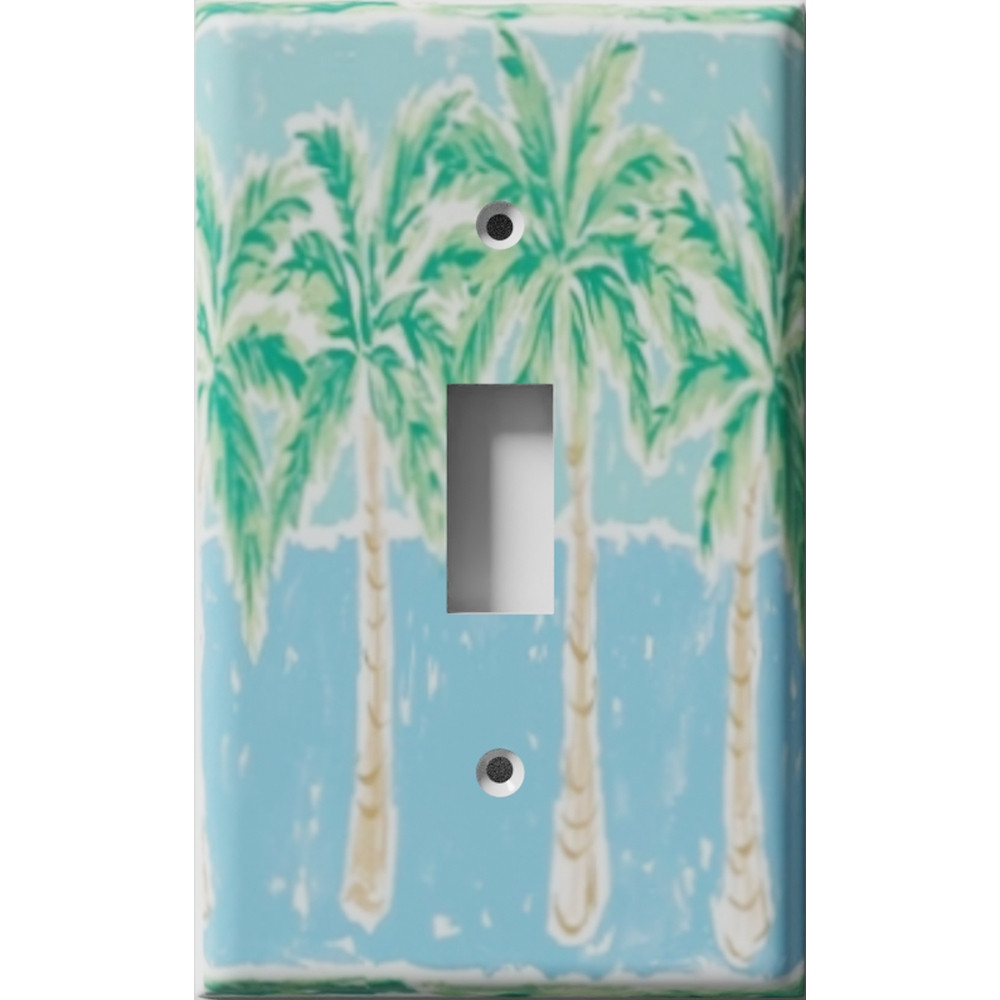 Palm Trees Decorative Light Switch Plate Cover - Snazzy Switch