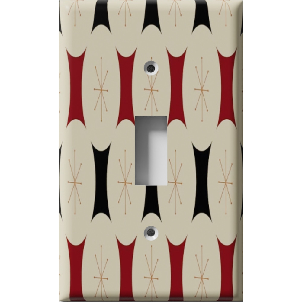 Retro Stars Decorative Light Switch Plate Cover - Snazzy Switch
