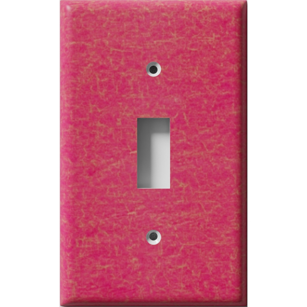 Wrinkled Red Decorative Light Switch Plate Cover - Snazzy Switch