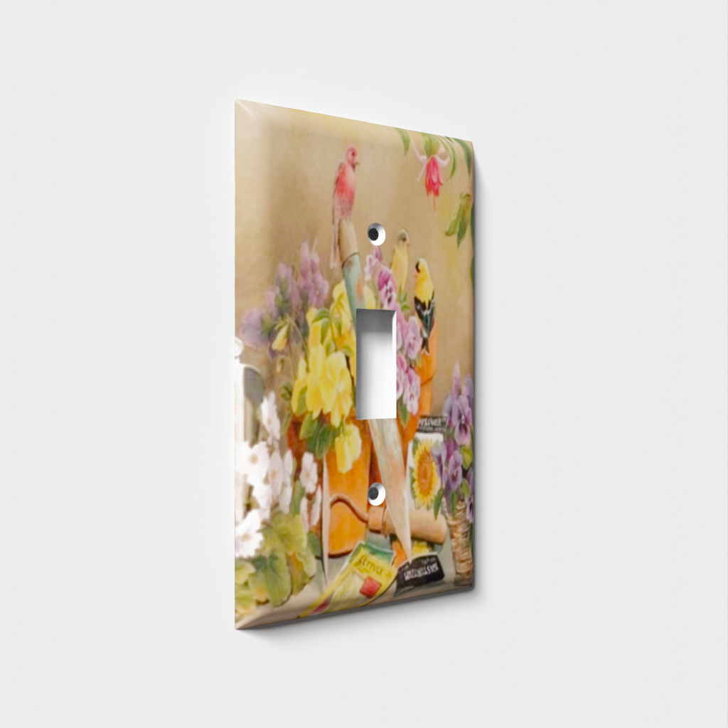 Bird Party Decorative Light Switch Plate Cover - Snazzy Switch