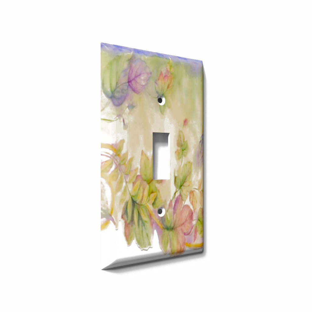 Colorful Leaves Decorative Light Switch Plate Cover - Snazzy Switch
